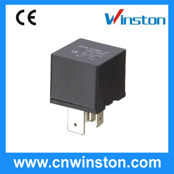 China JD16 80A 14VDC car electrical relay, relay case, lighting relay ...