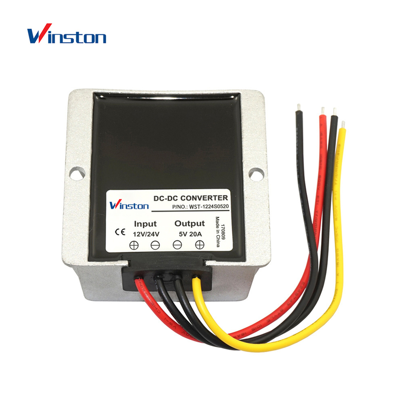 12V/24V to 5V 20A 30A Waterproof DC-DC Buck Converter For Led Light ...
