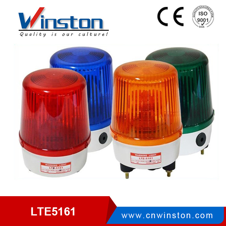 LTD-5161 yellow flashing warning light DC12V 24V AC 110V 220V - Buy ...