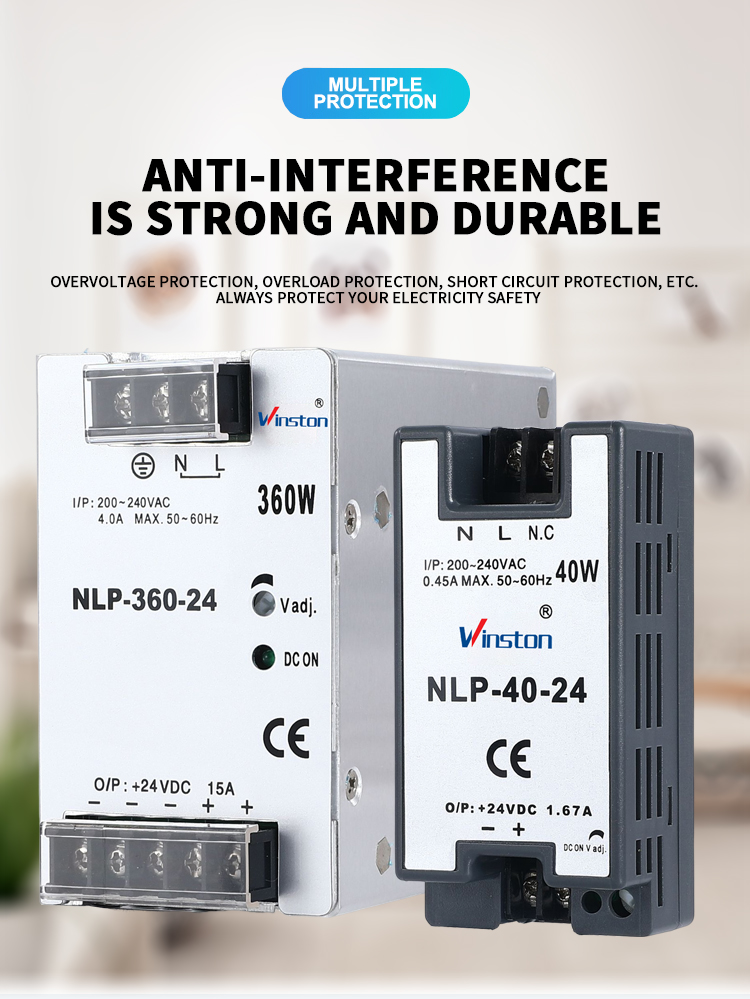 NLP-360 360W 24V 15A Intelligent Led DC SMPS - Buy smps power supply ...