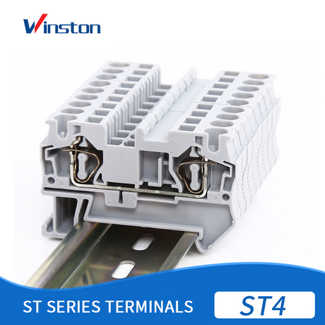 High Quality Feed Through Spring Terminal Block Connector Electrical ...