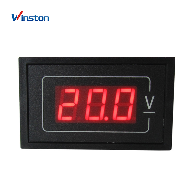 mini Two wire led lcd digital voltage meter digital panel voltmeter ac ...