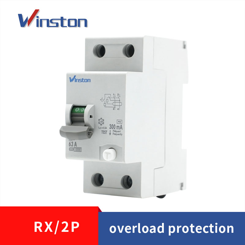 RX 2P 6-100A 230V 30MA 100MA RCCB Mini Leakage Circuit Breaker - Buy ...