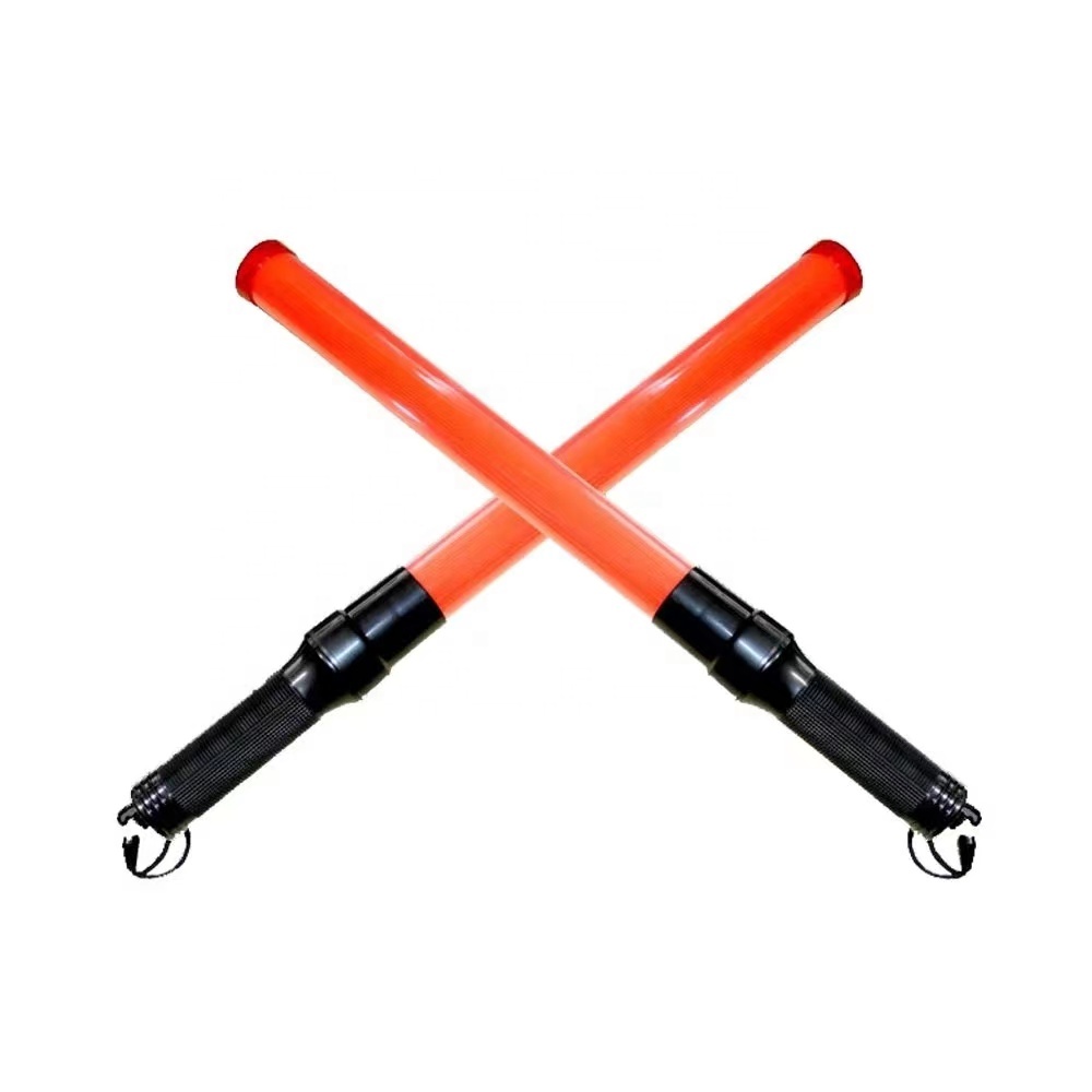 Red LED Always Bright Traffic Baton Strobe Baton Can Prevent Raindrop ...